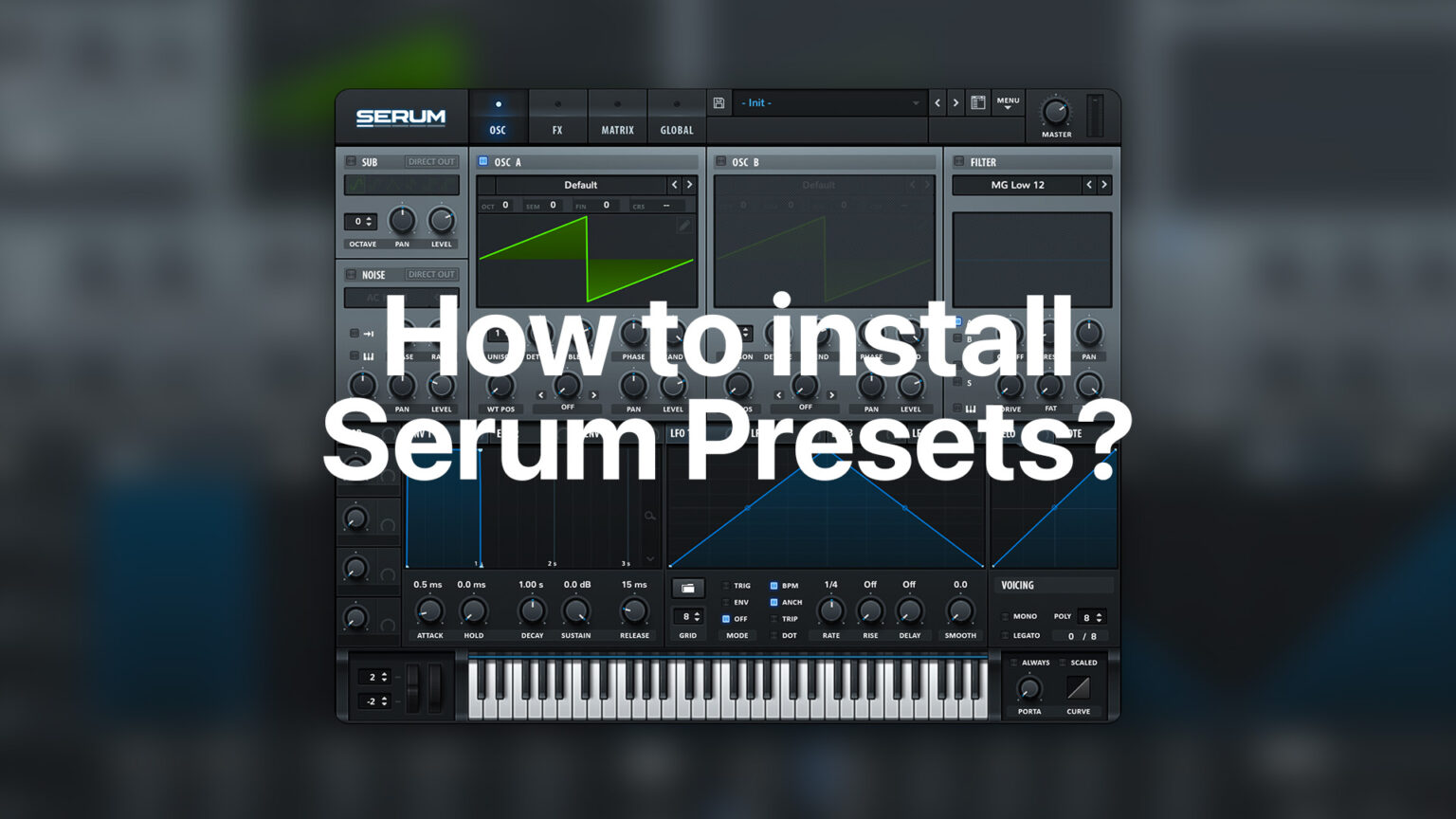 How to install Serum Presets?